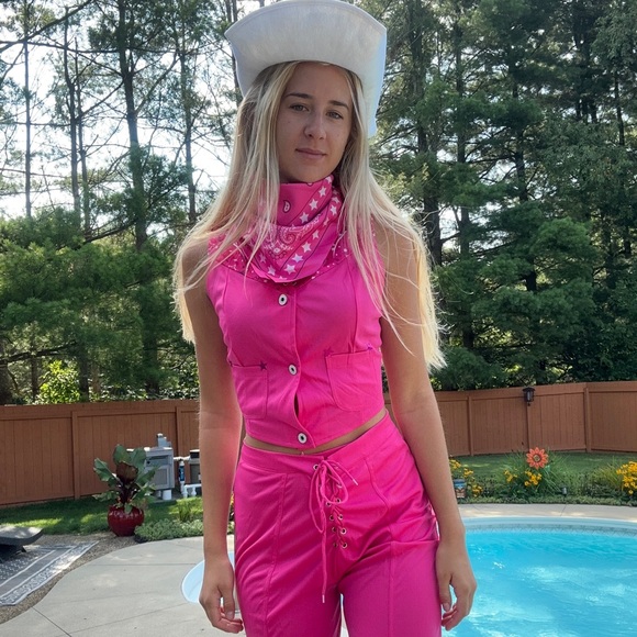 Other | Pink Cowgirl Barbie Western Halloween Cosplay Costume | Poshmark